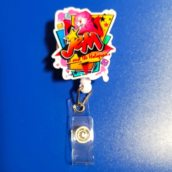 Accessories | Jem And The Holograms Retractable Badge Reel | Poshmark